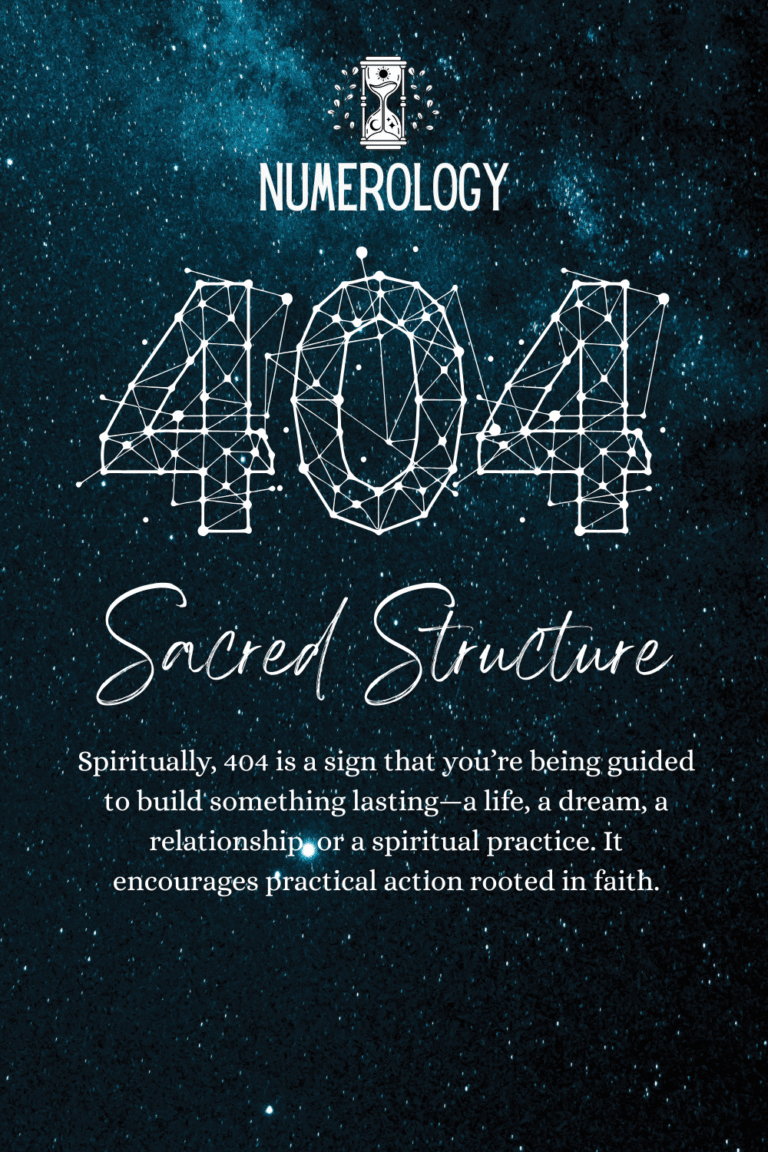 404 Angel Number Meaning: Build a Strong Spiritual Foundation ...