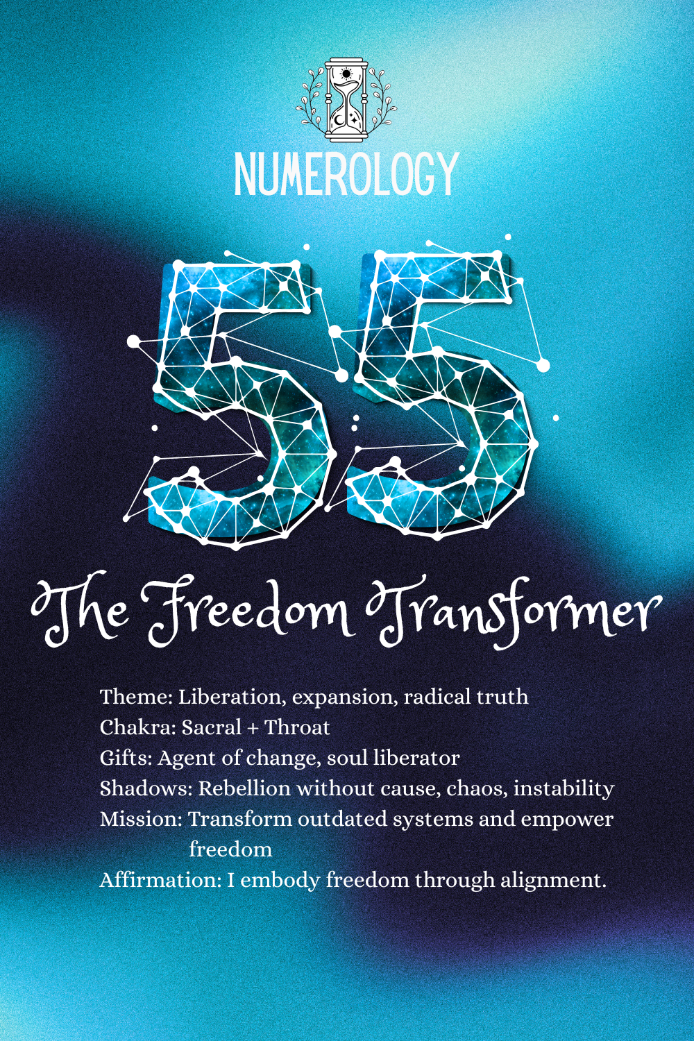 Master Number 55: The Master of Freedom and Transformation - Nourishing ...