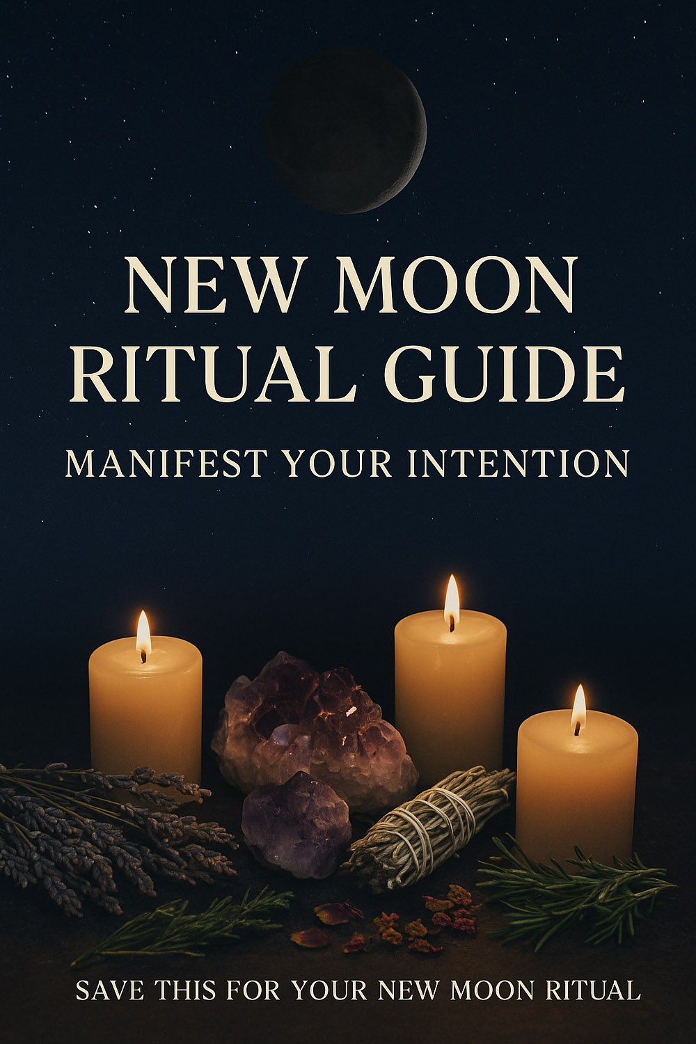 New Moon Ritual Guide: Setting Powerful Intentions - Nourishing Existence